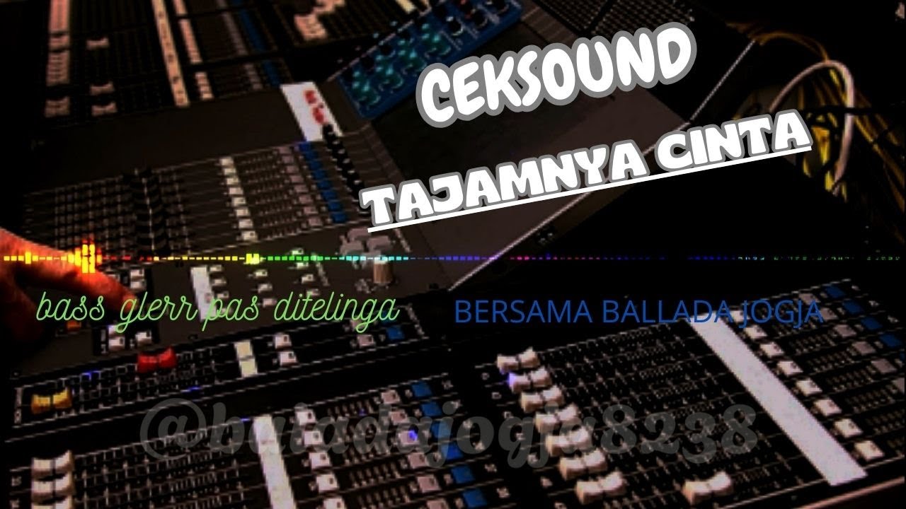 CEKSOUND KOPLO DANGDUT ~ TAJAMNYA CINTA / BASS GLERR/ - YouTube
