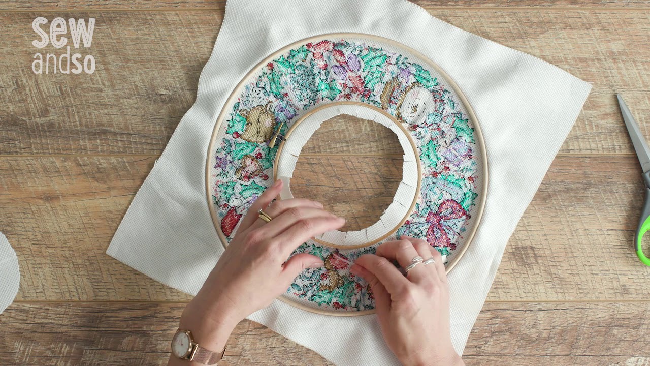 Happy Hoopy Stitch Along - YouTube