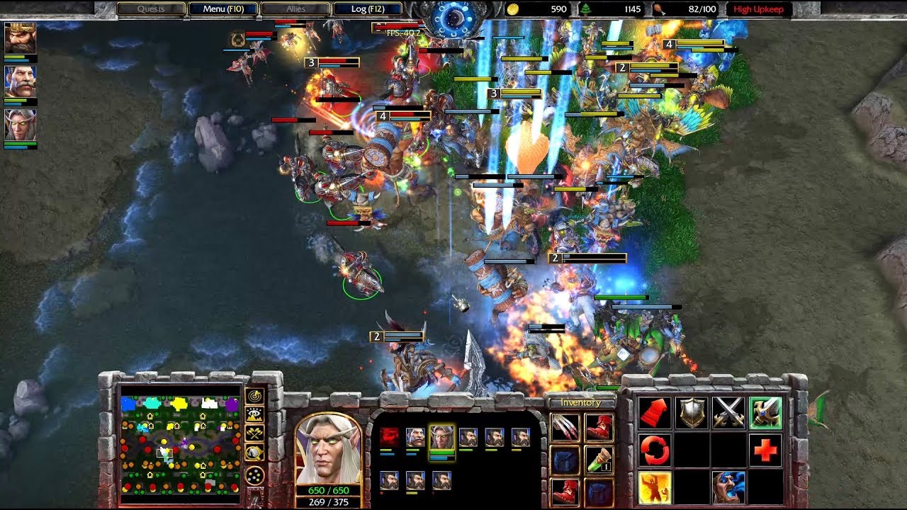 Warcraft 3 Reforged Beta Gameplay, Human 5v5 [Updated Graphics] - YouTube