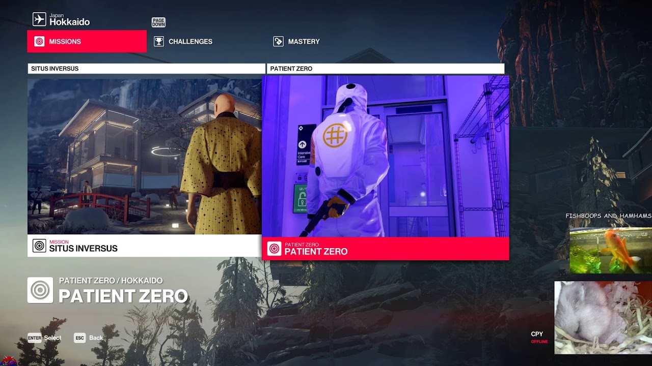 Hitman game infect people with virus 1080p 60fps - YouTube