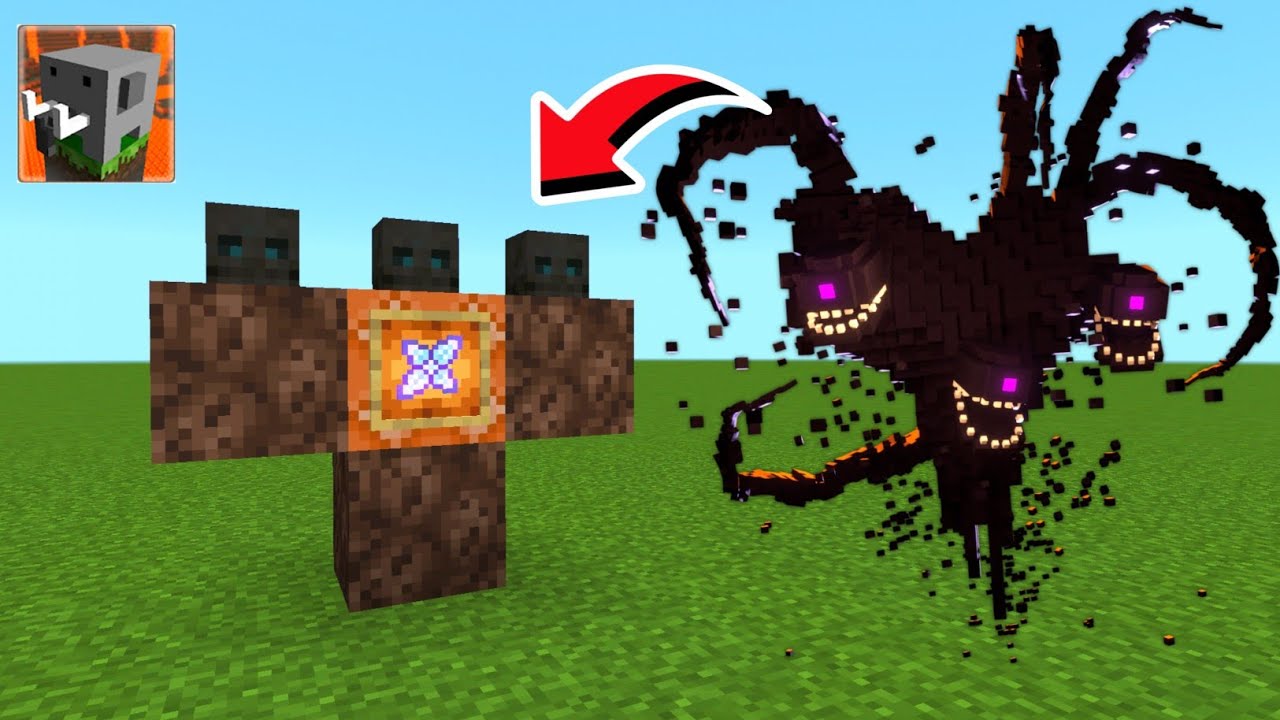 How To Spawn Wither Storm In Craftsman Youtube