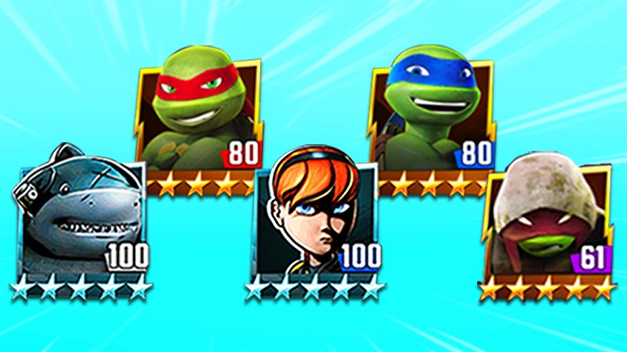 TMNT Legends Leo, Raph, Armaggon, April Kunoichi, Raph Vision Quest ...