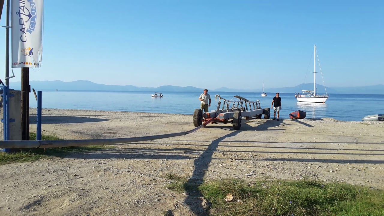 Kala Nera Parking for Boats, Trikeri, Volos, Greece Dry Dock ...