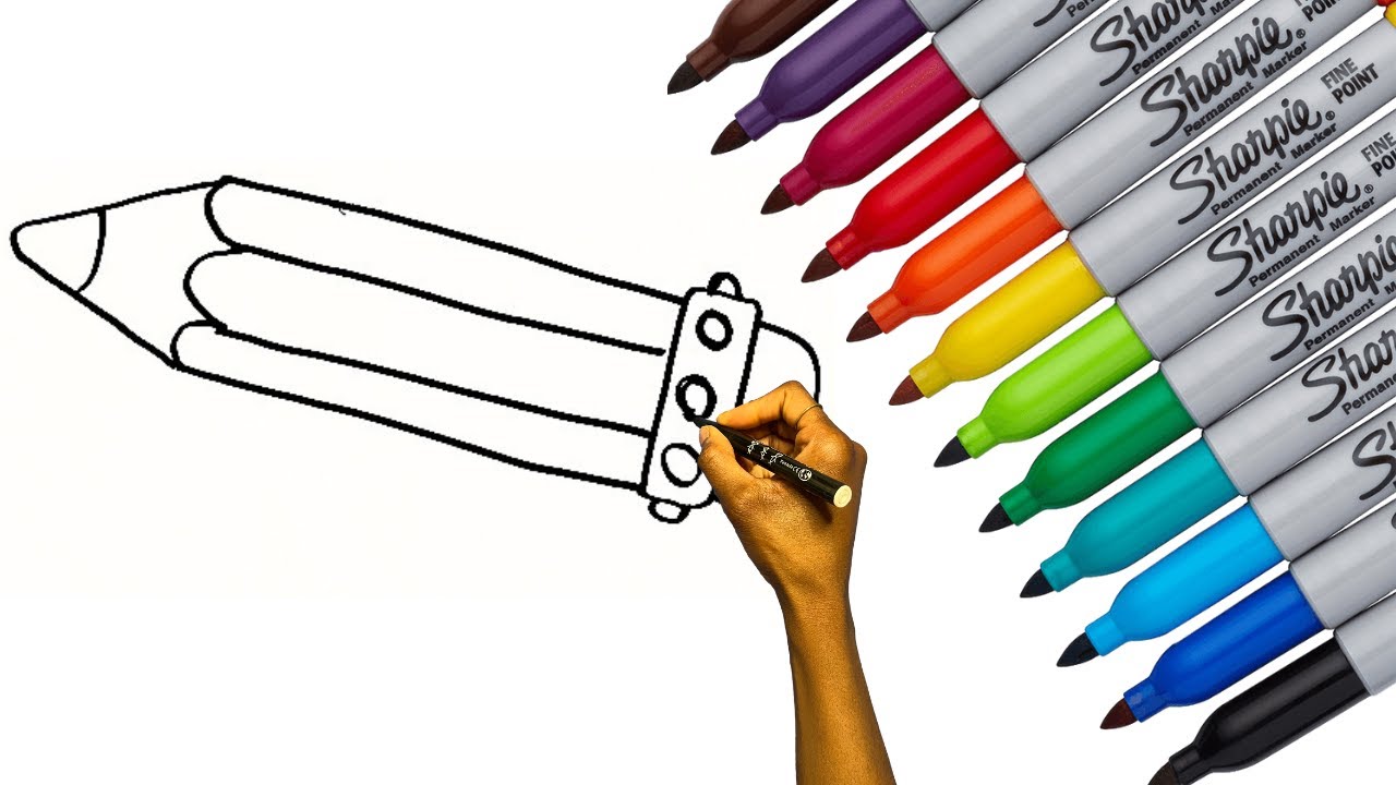 Learn how to Draw | Pencil Coloring For Kids | Pencil drawing ...