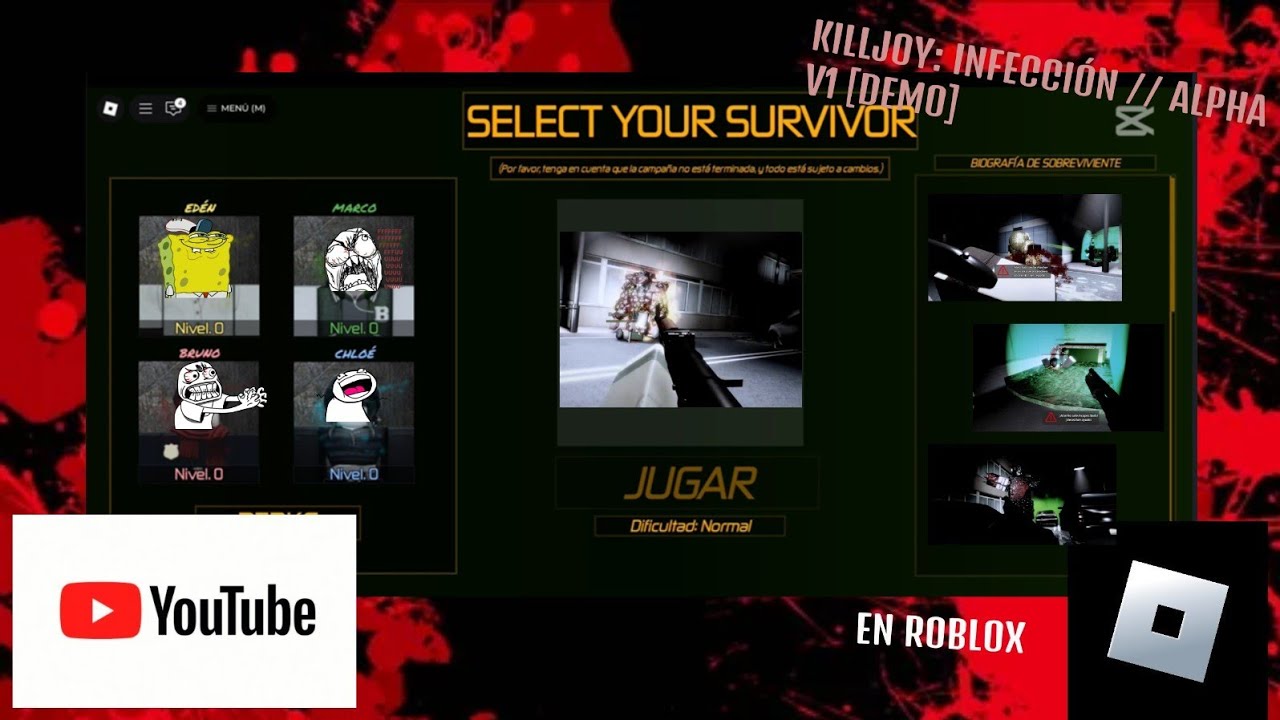 Jugando Roblox KILLJOY: INFECCIÓN [DEMO]!!! - YouTube