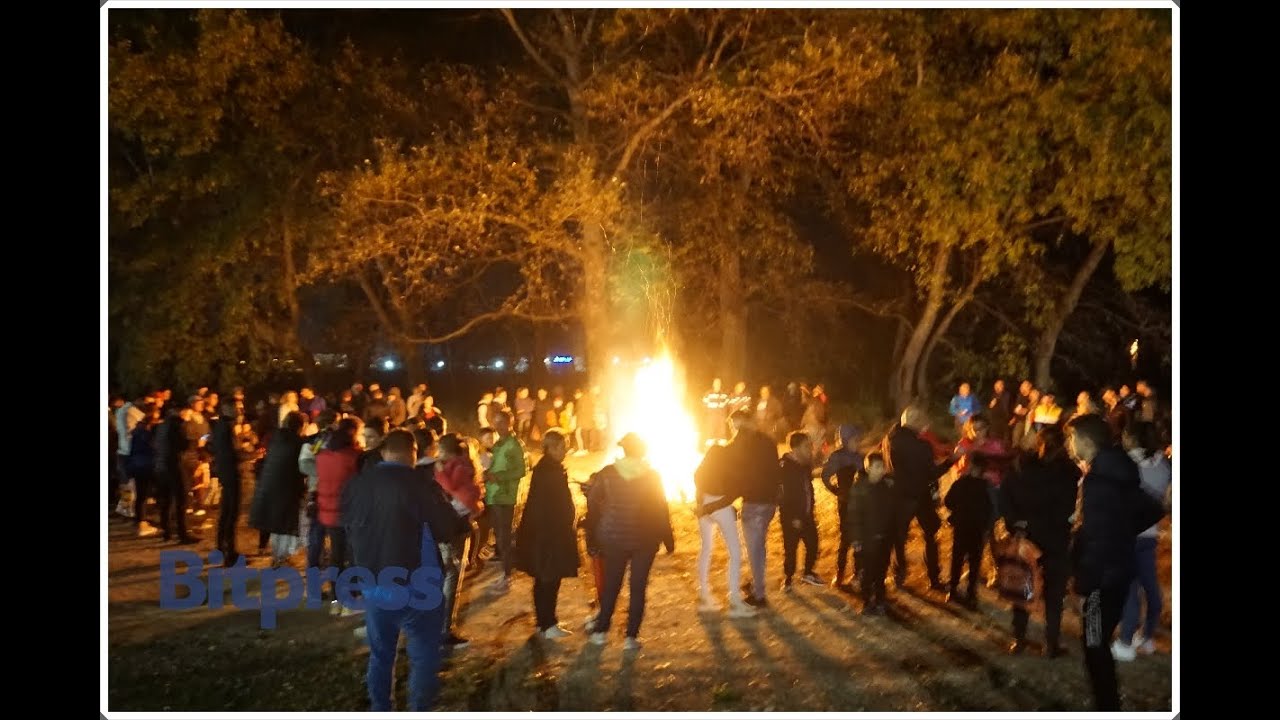 Focul lui Sumedru, cartierul Racovița - Mioveni - YouTube