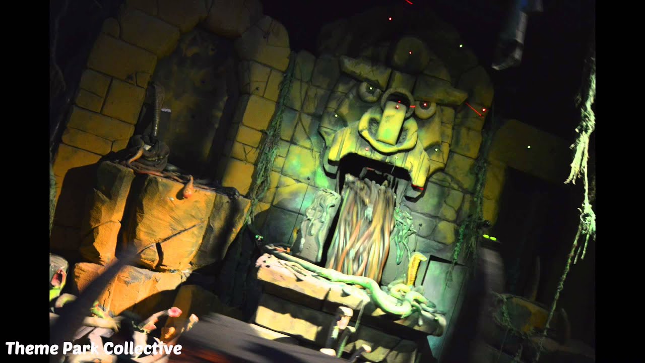 Tomb Blaster Lights On Behind The Scenes - Chessington World Of ...