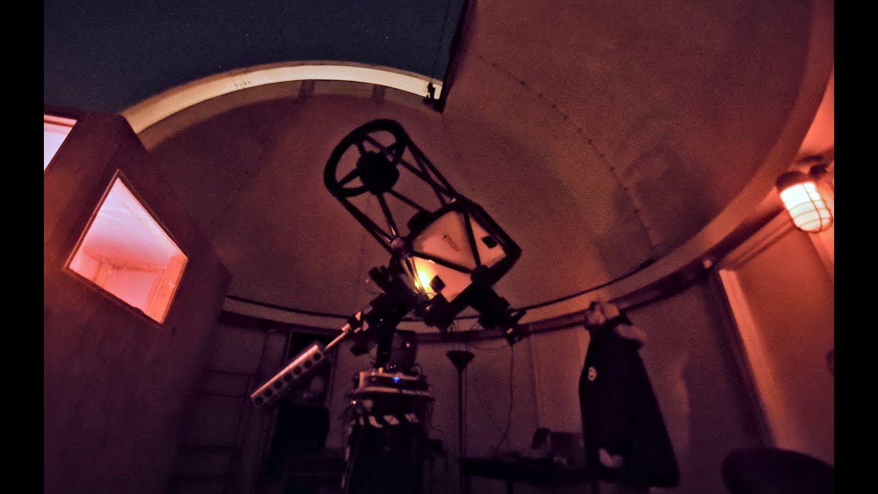 Polar Aligning the CDK24 telescope at Penn State - YouTube