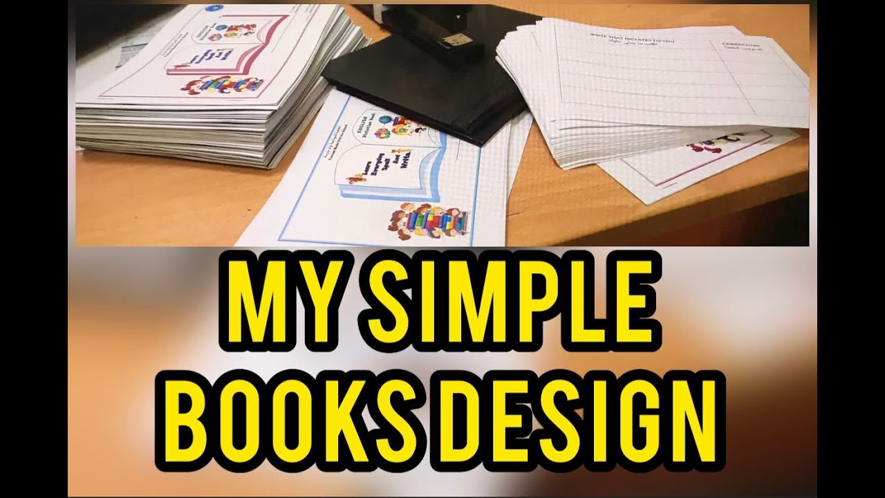#HOW TO MAKE A SIMPLE BOOKS - YouTube