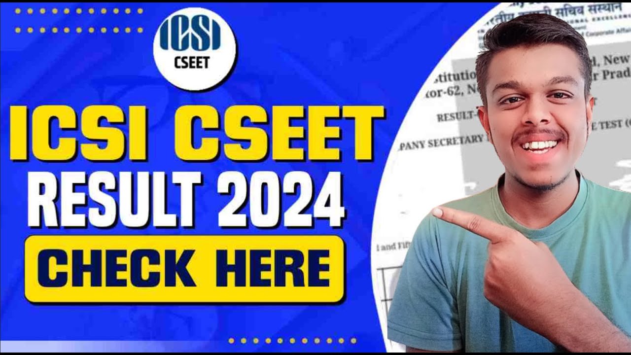 CSEET RESULT JAN 2024 ANNOUNCEMENT | icsi news,icsi live update,chartered studies - YouTube