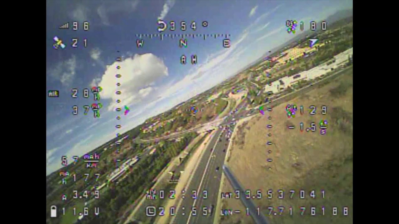 Waypoint mission with iNav 1.8 Micro Skyhunter - YouTube