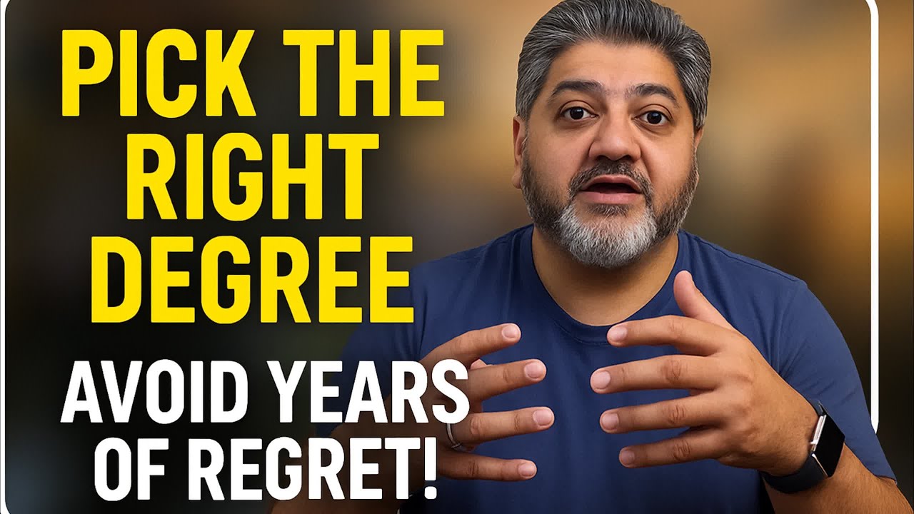 Scared to Pick the Wrong College Major or the Degree? Watch This! - YouTube