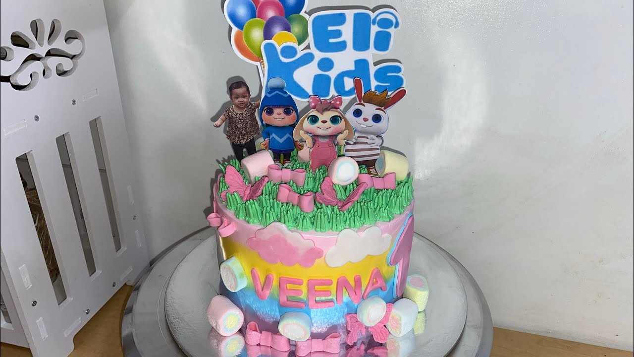 ELI KIDS-INSPIRED CAKE - YouTube