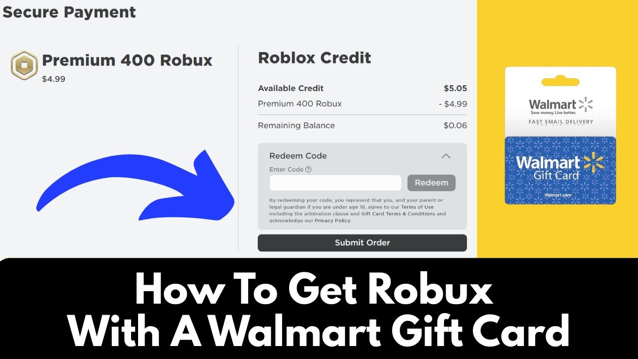 How To Get Robux With A Walmart Gift Card (2025) - YouTube