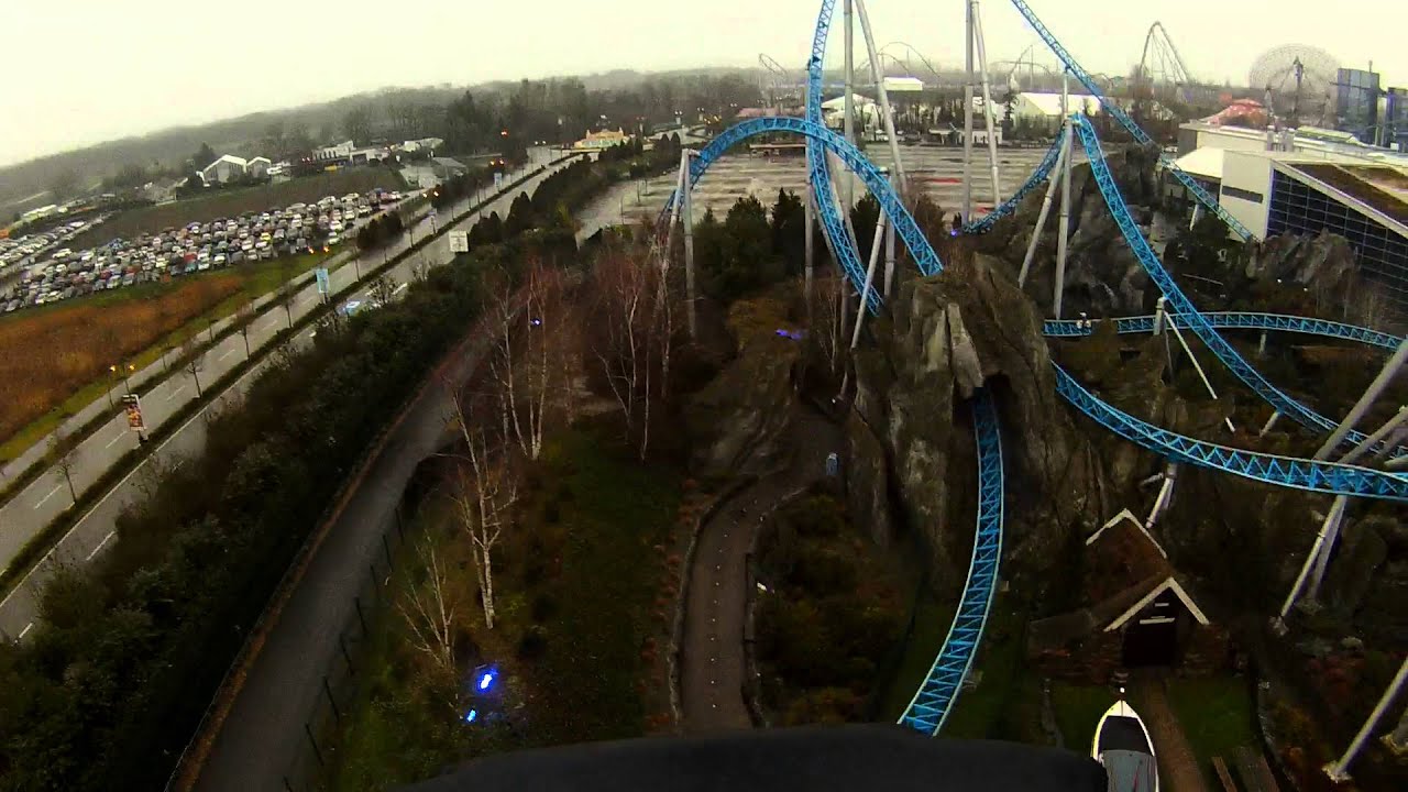 Blue Fire onride Winter (Januar) front seat - YouTube