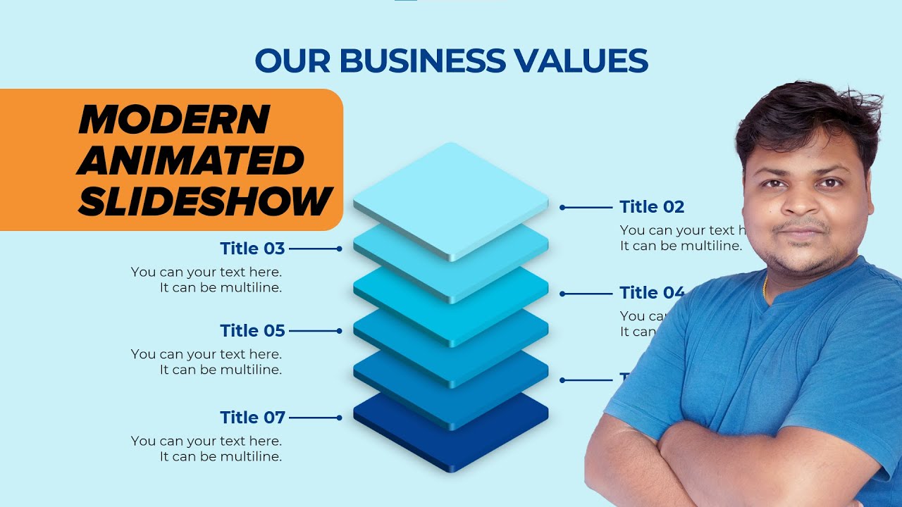 Modern Animated Title Slide Design in PowerPoint for Corporate ...