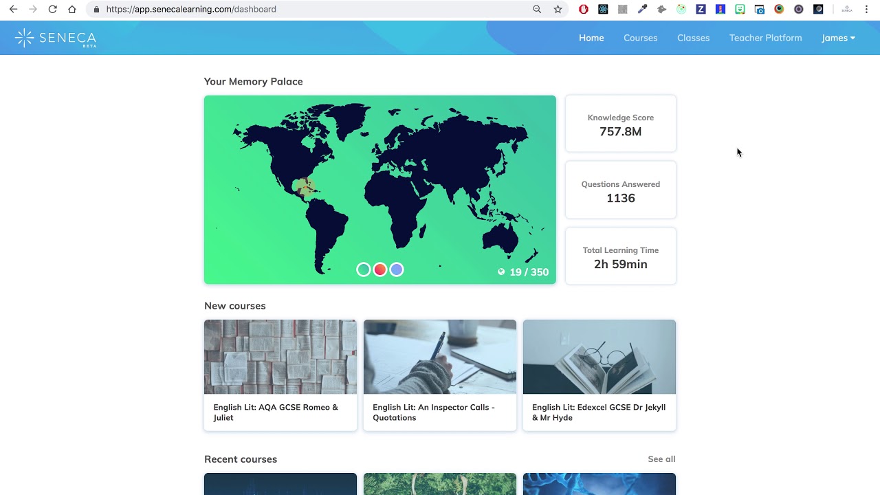 How do I see student content on the Seneca Teacher platform? - YouTube