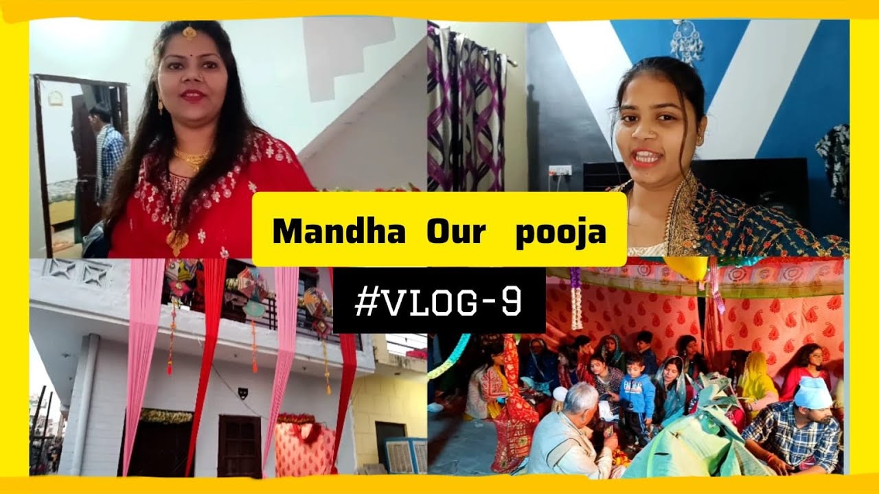 Mandha Our Pooja🙏 #vlogs #dailyvlog #familyvlog #manshulifestyle - YouTube