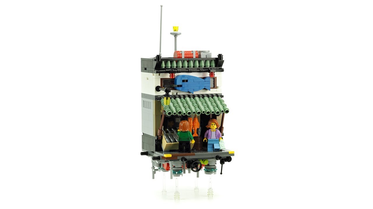 LEGO Seafood Shop (AIR05) MOC Building Instructions - YouTube