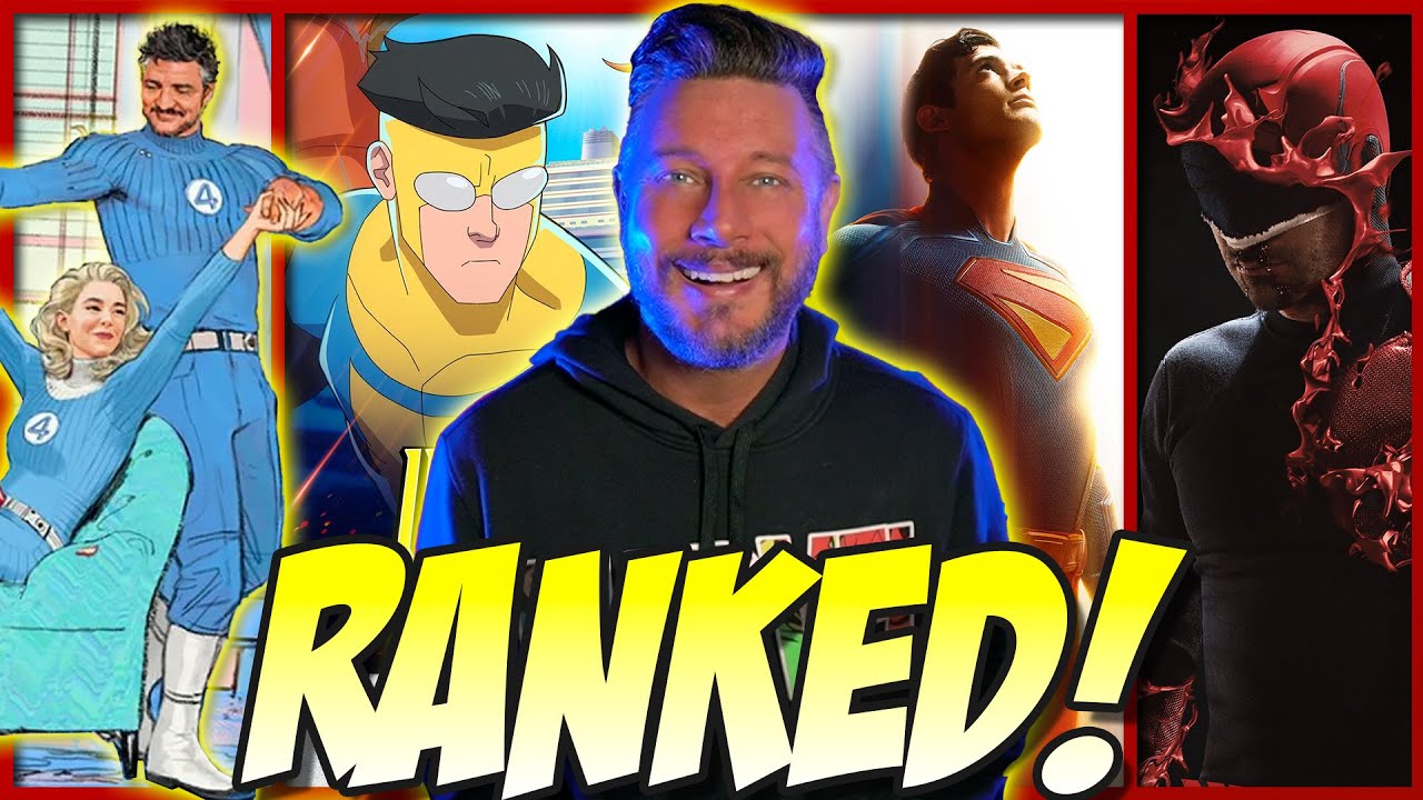 2025 Comic Book Movies & TV Shows Ranked By Excitement! - YouTube