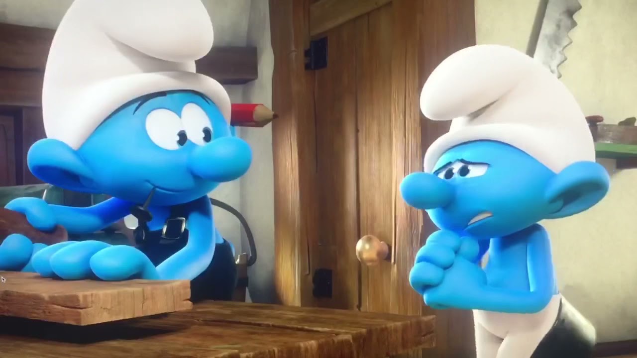 Smurfs a new touch of blue my smurf the hero - YouTube