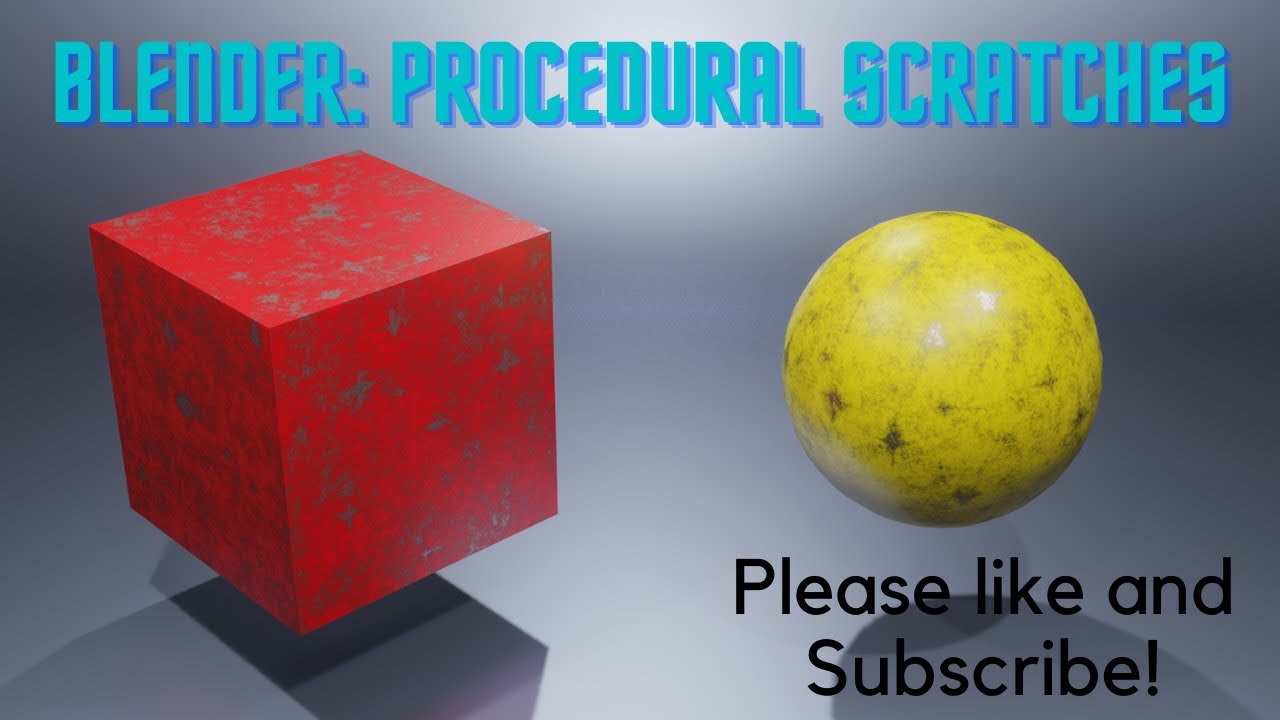 Procedural scratches: Blender Basic Tutorial!! - YouTube