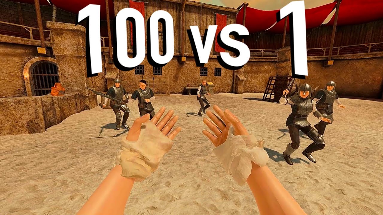 100 TO 1 // The Hundred Man Challenge // Blade and Sorcery - YouTube