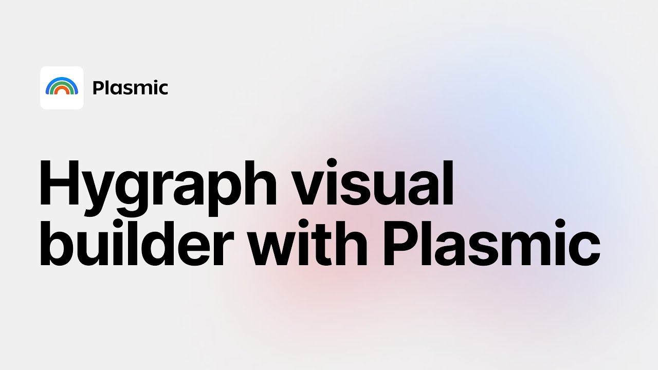 Visually build Hygraph (previously GraphCMS) pages with Plasmic - YouTube