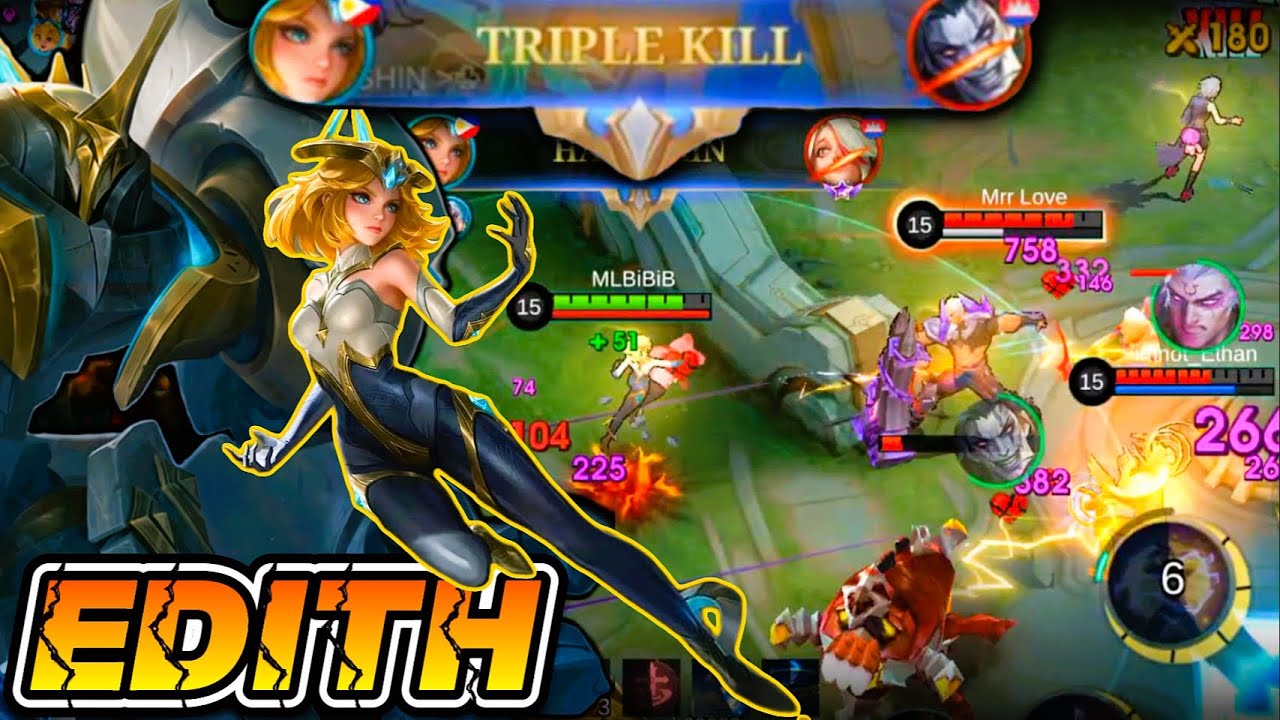 THE CRAZY EDITH ROAMING ( EDITH TANK ) BUILD & EMBLEM SPELL IN FULL ...