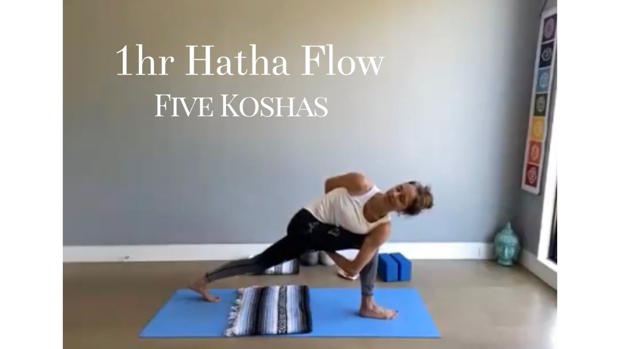 1hr Hatha Flow, Kosha Model - YouTube