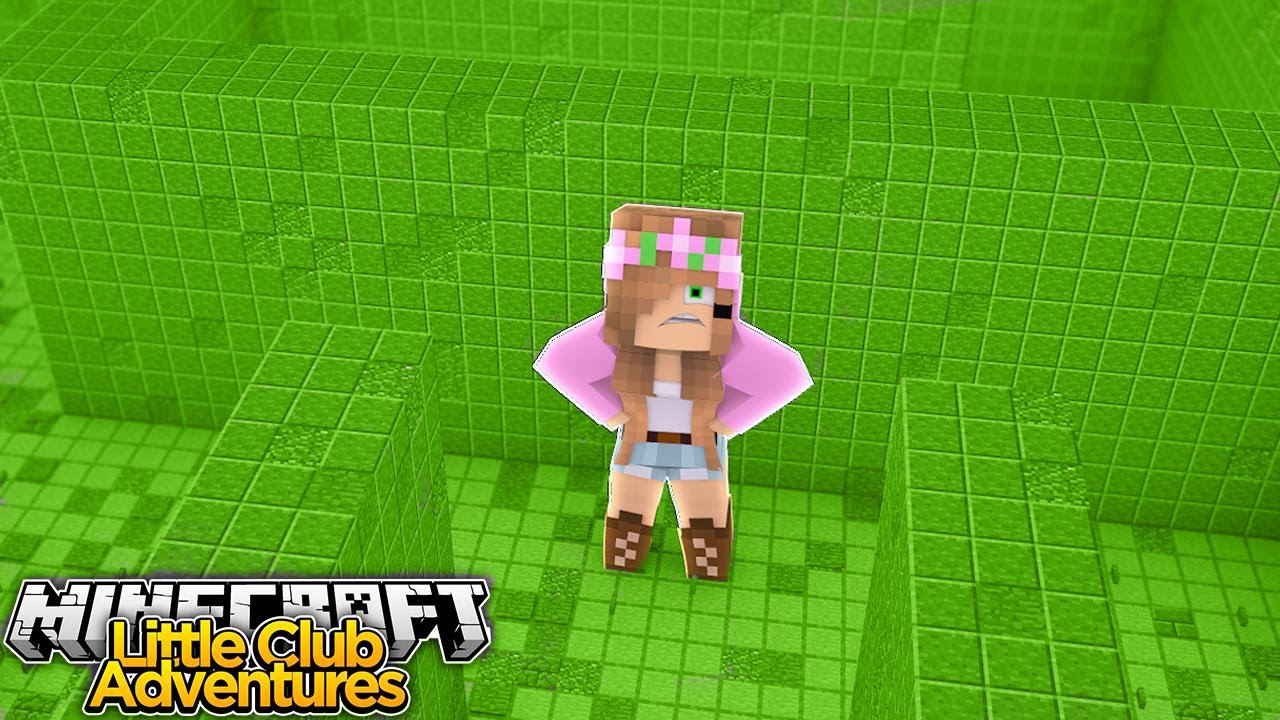 LITTLE KELLY TRAPPED IN A SECRET MAZE!!! - Minecraft Little Club ...