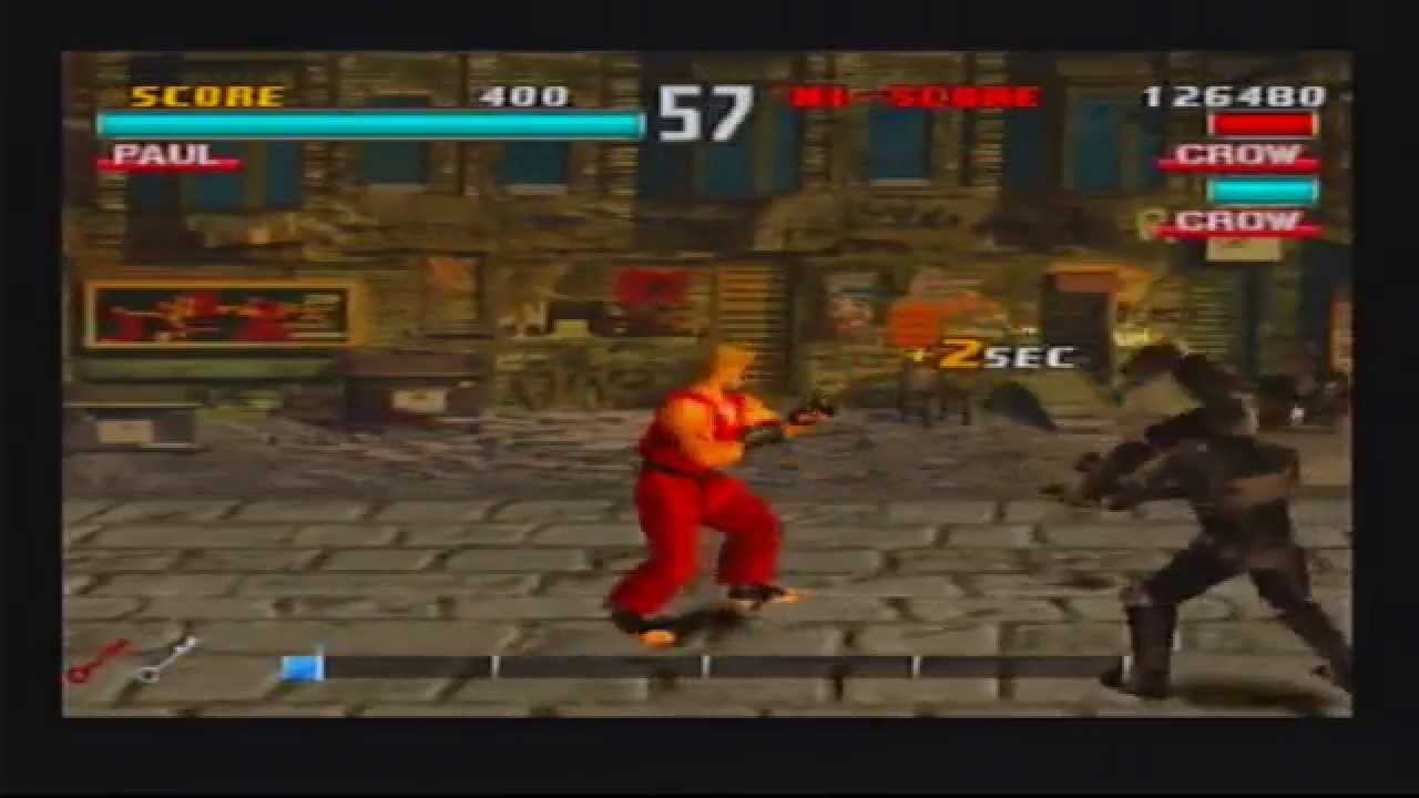 Tekken 3 - Tekken Force mode - Paul (HD) PS1 - YouTube