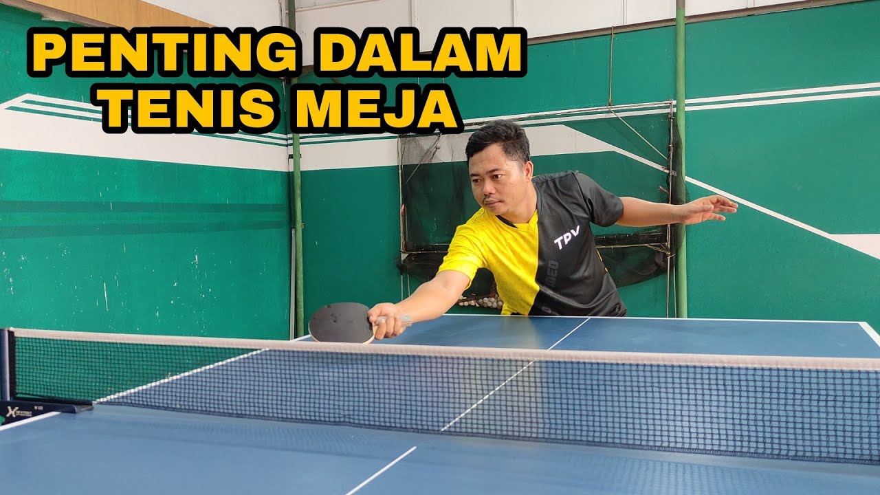 Cara menerima service isi dalam tenis meja || khusus pemula tenis meja ...