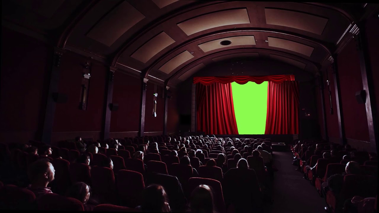 Green Screen Curtain Intro HD video effect Curtain opening , curtain ...