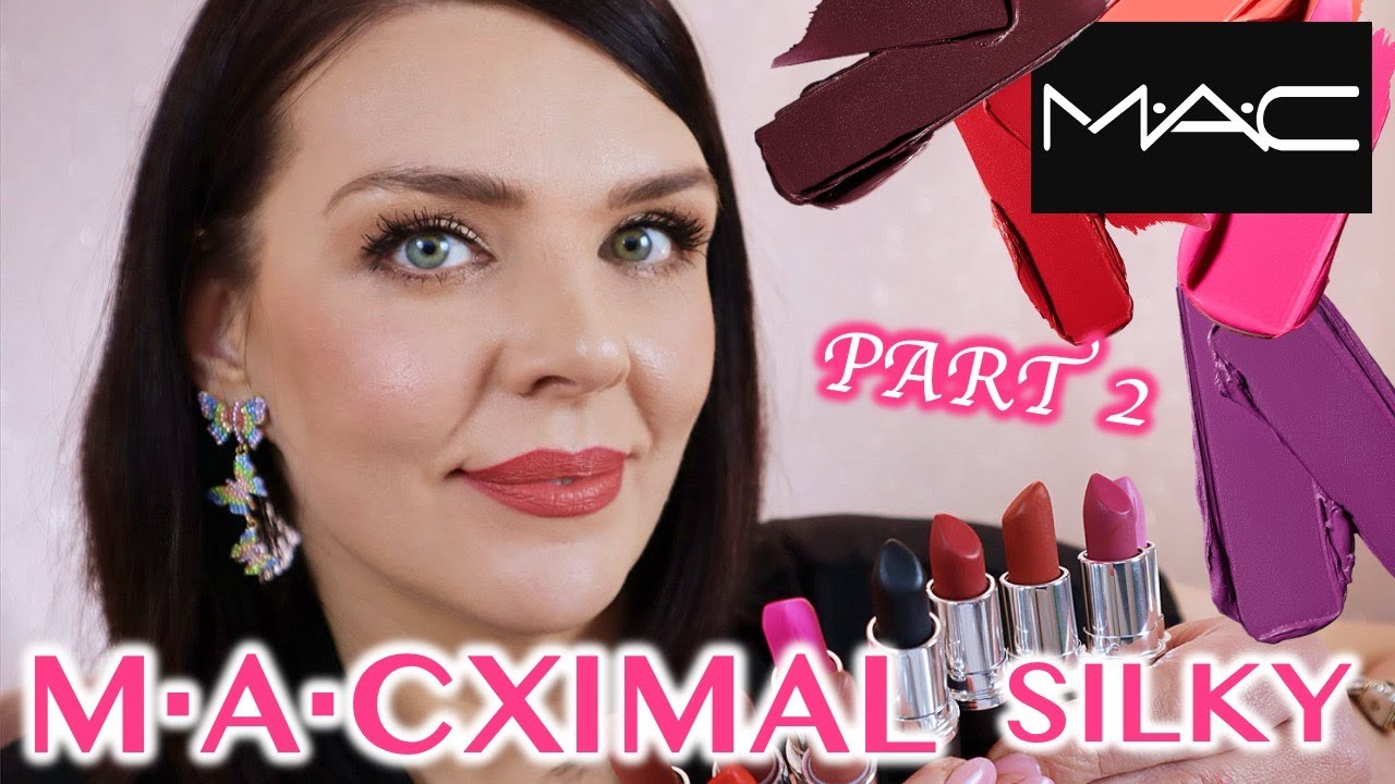 New MACXIMAL Lipstick Collection | Review & Swatches | Part 2 - YouTube