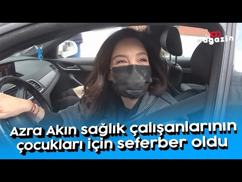 Azra Akın sağlık çalışanlarının çocukları için seferber oldu