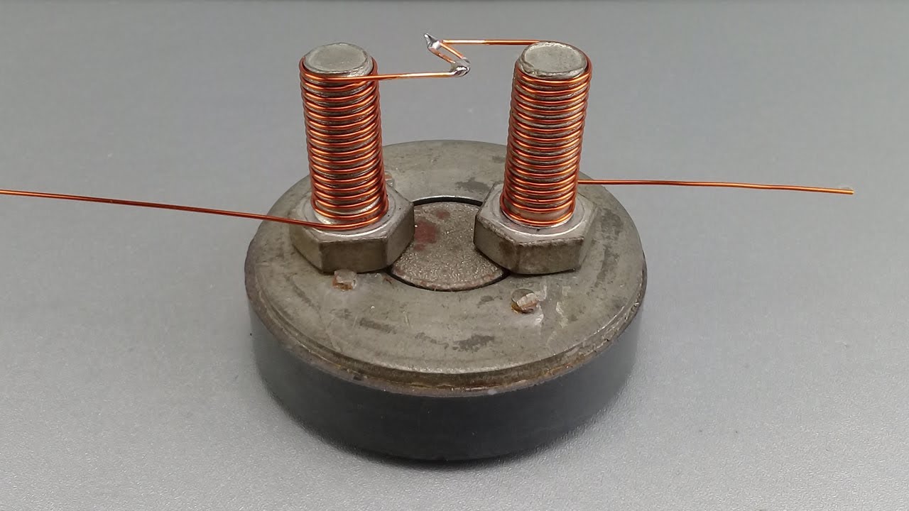 how to make free energy generator with magnet and copper wire use dc ...