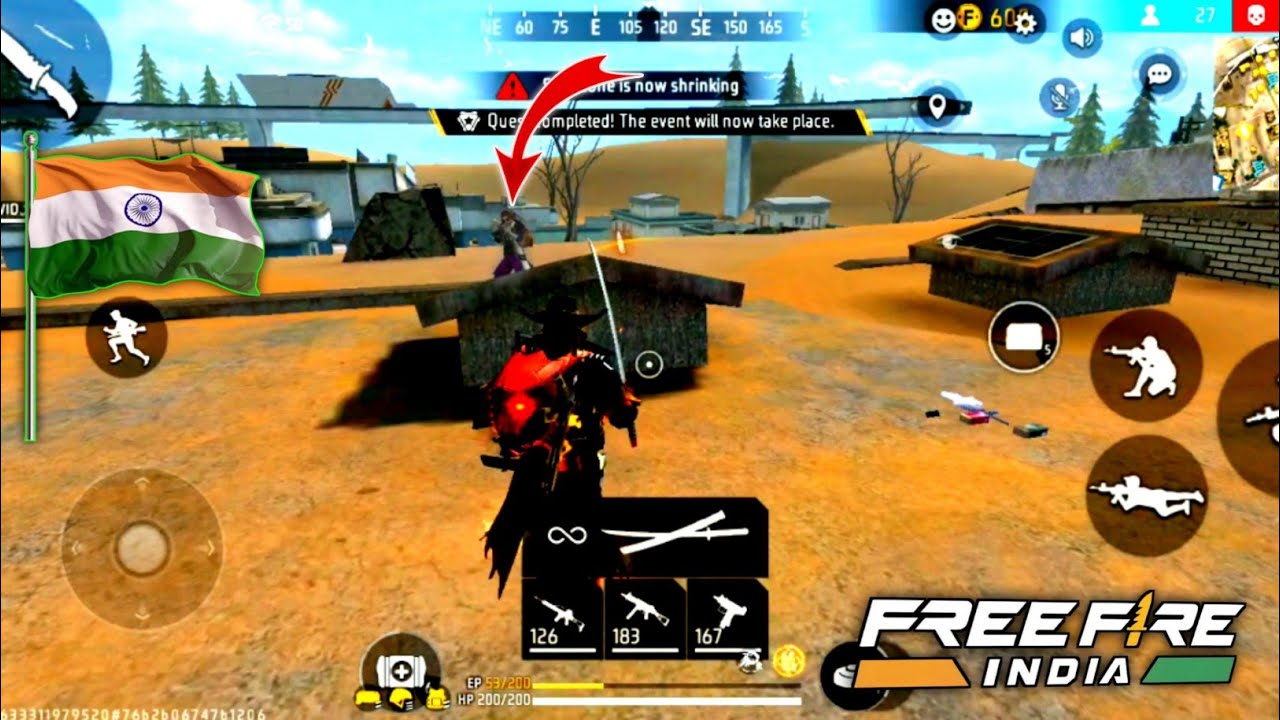 Free Fire India Official Gameplay ( 4K Android ) - YouTube
