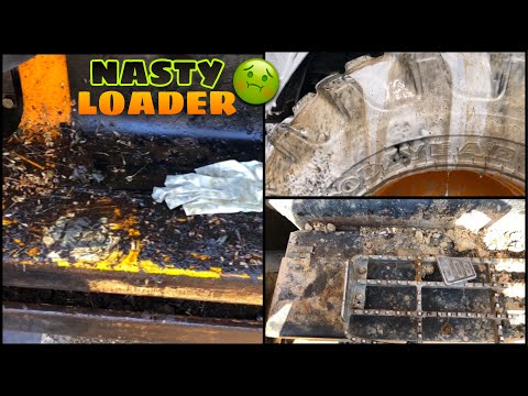 3 YILDIR YIKANMAYAN KEPÇE YIKADIK! WASHING JCB LOADER AFTER 3 YEARS!  Dirtiest LOADER EVER! #ASMR 🤤