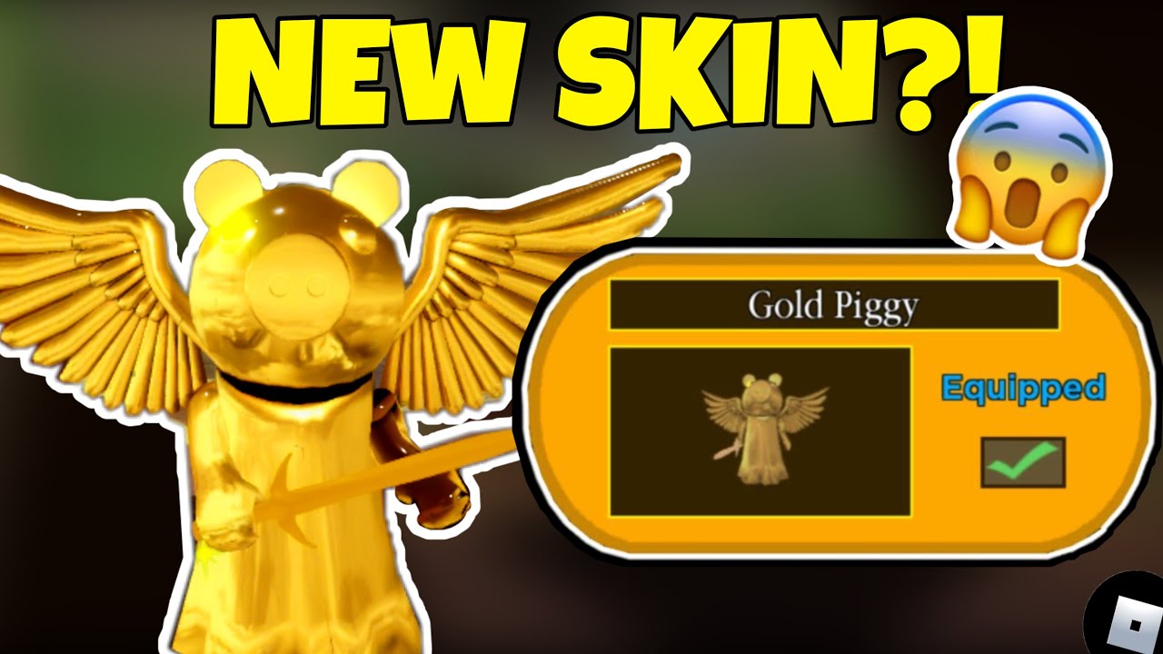 How to get GOLDEN PIGGY SKIN In PIGGY (Roblox) - YouTube