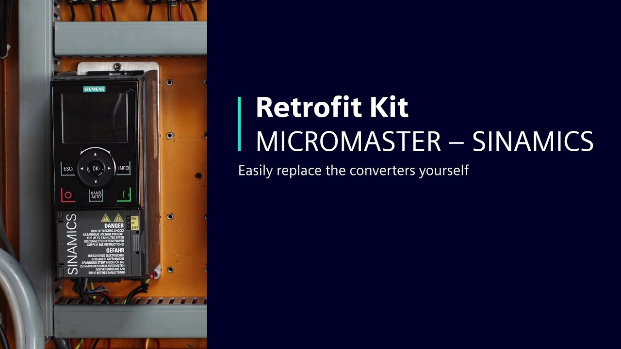 Retrofit kit for drives – how to replace your converter easily. - YouTube