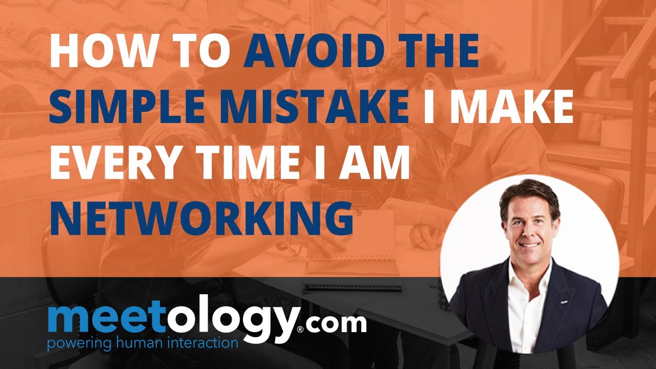 How to Avoid the Simple Mistake I Make Every Time I am Networking - YouTube
