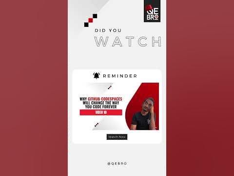 Why GitHub Codespaces Will Change the Way You Code Forever #qa #qe #github #codespace #vcs #git ...