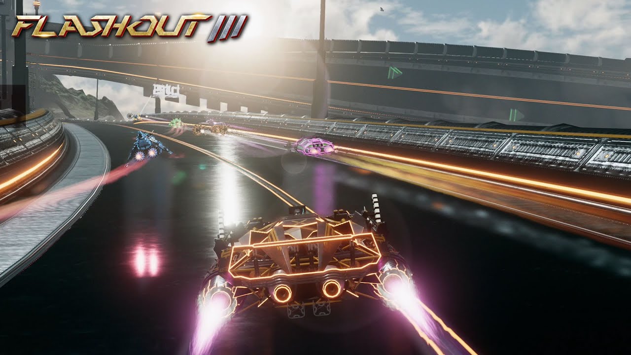 Flashout 3 PC 4K Gameplay - Campaign: Ignition Cup (Bea) - YouTube