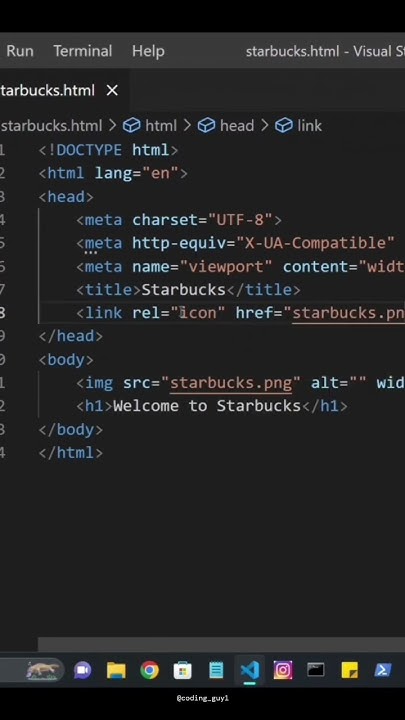 Add Favicon To Your Website Html Coding Javascript Webdevelopment Shorts Youtubeshorts
