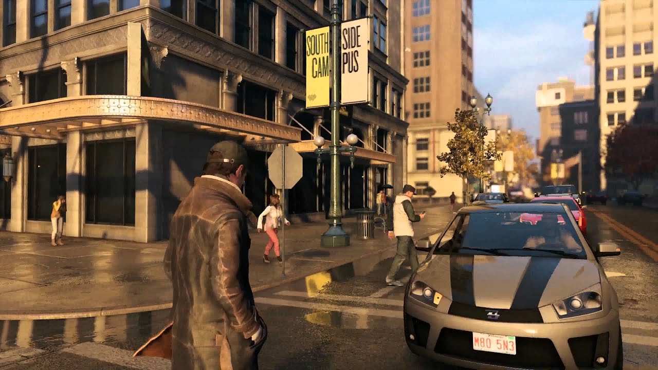 Watch Dogs 4K Gameplay - E3 Mod Ultra HD PC - Bloom, High Quality Rain ...