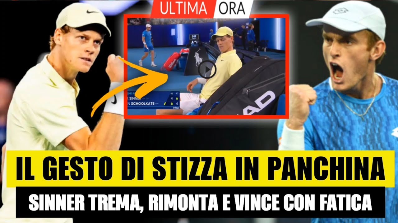 Sinner trema e spiazza tutti: il clamoroso gesto di stizza in panchina ...