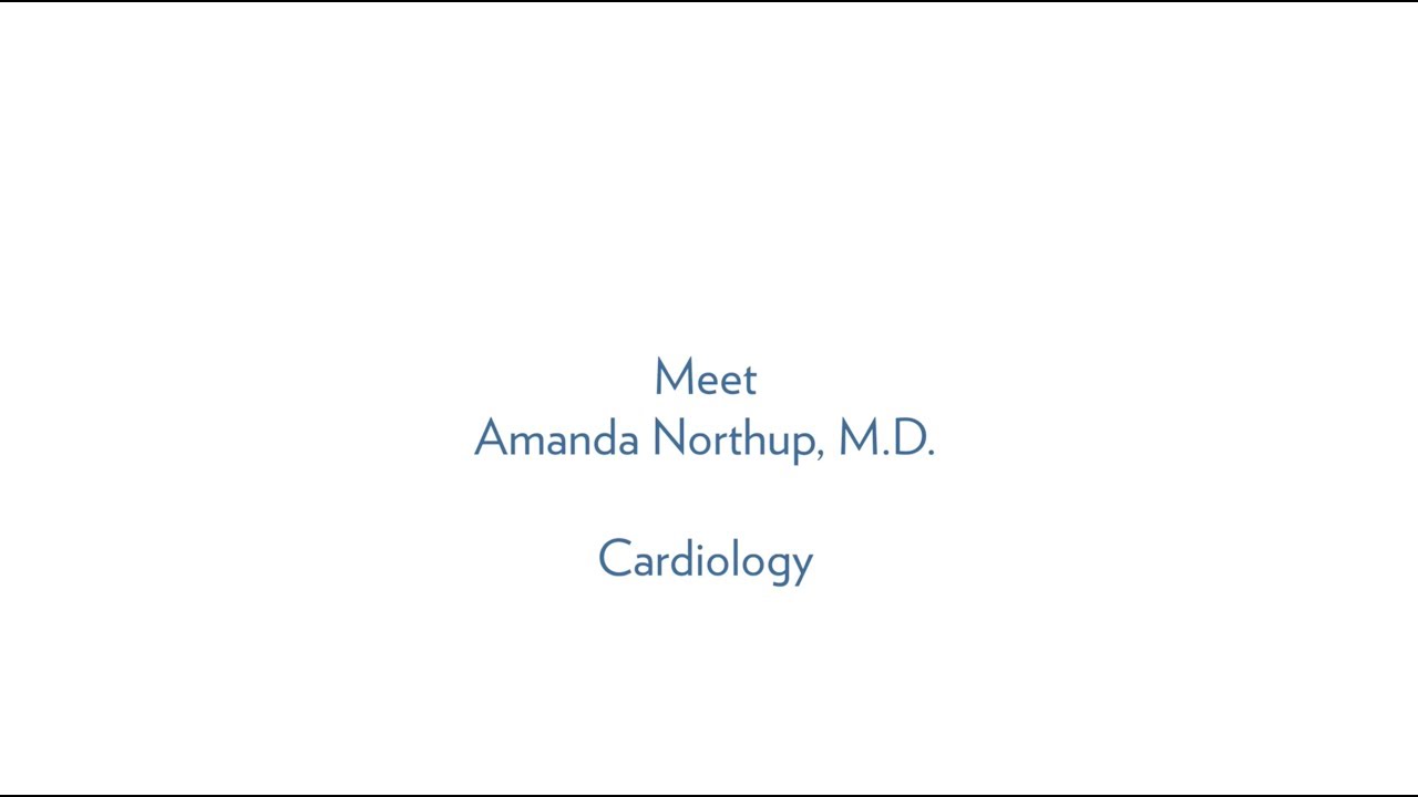 Dr. Amanda Northup, Cardiology - MUSC Health - YouTube