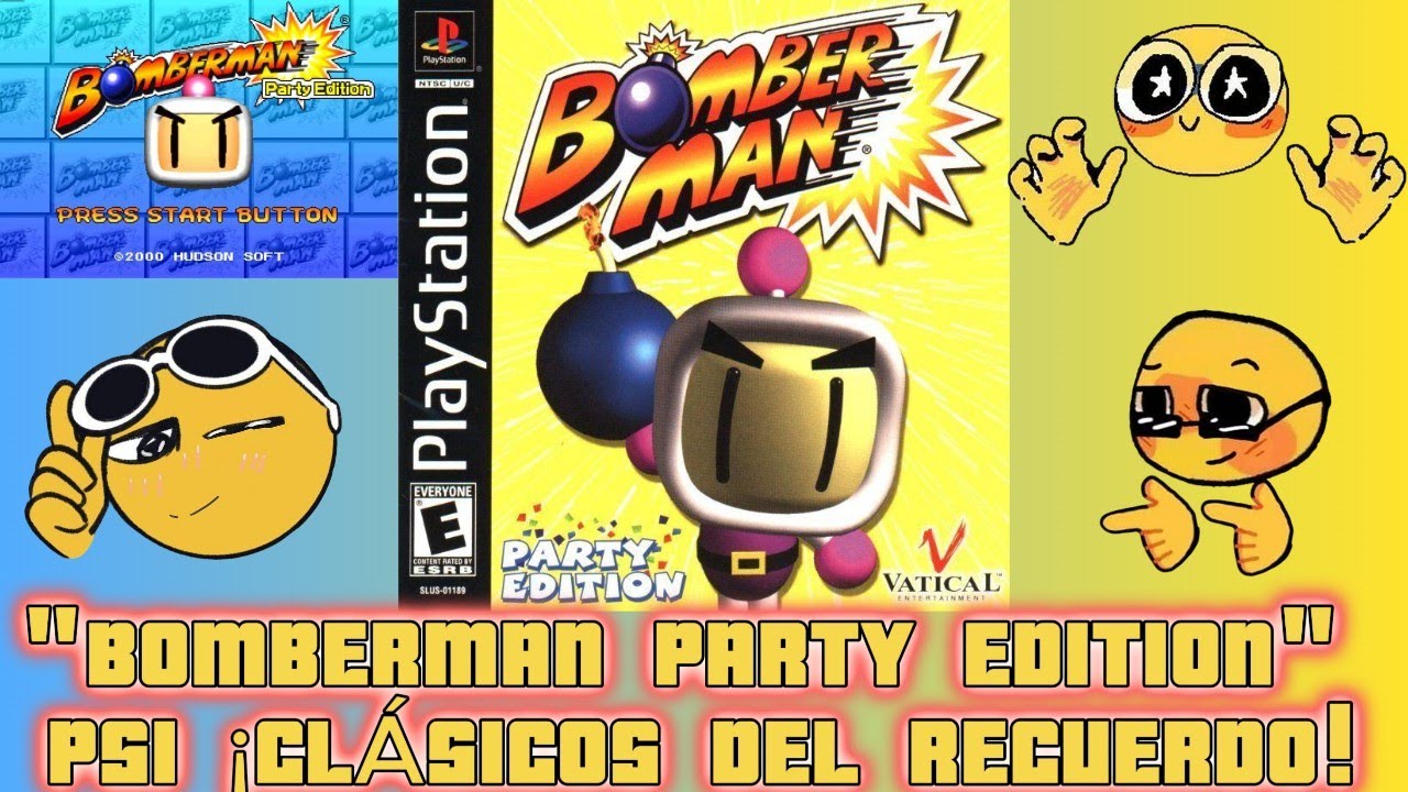 "BOMBERMAN PARTY EDITION" PS1 ¡CLÁSICOS DEL RECUERDO! -MÁS Y MÁS ...
