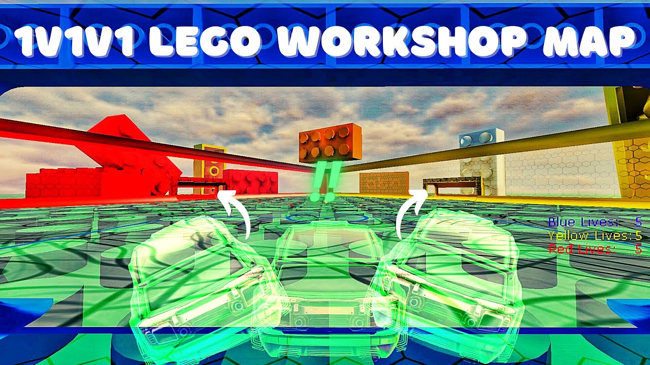 1v1v1 ON *NEW* LEGO WORKSHOP MAP |⚽️🚗 ROCKET LEAGUE - YouTube